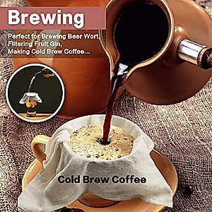 Olicity Cheese Cloths, Grade 100, 20x20Inch Hemmed Cheesecloth for Straining Reusable, 100% Unbleached Precut Cheese Cloth Strainer Muslin Cloth for Cooking, Baking, Juicing, Cheese Making - 6 PCS