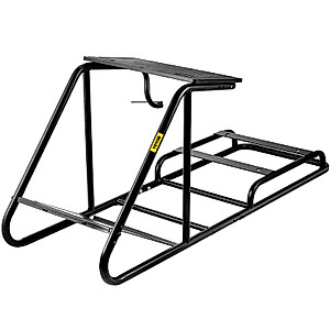 VEVOR Racing Wheel Stand, Pedal Adjustable Racing Simulator Cockpit, Carbon Steel Structure Gaming Wheel Stand, Game Chair Highly Compatible with Logitech Wheels, Thrustmaster Wheels, PS3/4, Xbox 360