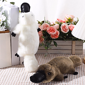 HyDren 2 Pcs Duckbill Stuffed Animal 12 Inch Duckbill Soft Plush Pillow Duckbill Toy Stuffed Duckbill for Kids