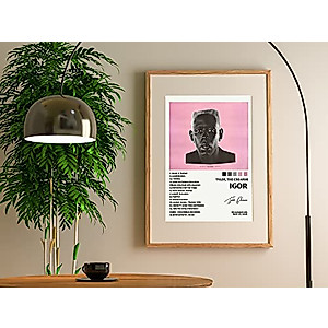 ceceva Tyler The Creator Poster, Set of 6, 8x10 inch, FRAMELESS Music Posters, Album Cover Poster, Rapper Posters, Igor poster