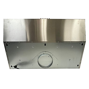 CROWN 30" 800 CFM Powerful Stainless Steel Under Cabinet Range Hood - Ultra Quiet Design with Adjustable Speed Control - Stylish & Efficient Kitchen Ventilation Solution | PRO-BF04