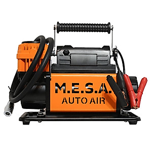 EZ FLATE M.E.S.A 12V Air Compressor Kit, Portable Air Compressor, 5.65 CFM, Offroad Air Off Road Air Compressor, Heavy Duty Pump for Car Tire, Max 150 PSI for 4x4 Vehicle, Offroad Tire Inflator