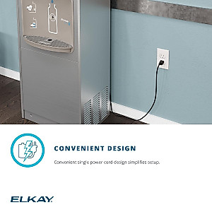 Elkay DSSBF8S ezH2O Floor Standing Bottle Filling Station, Stainless Steel