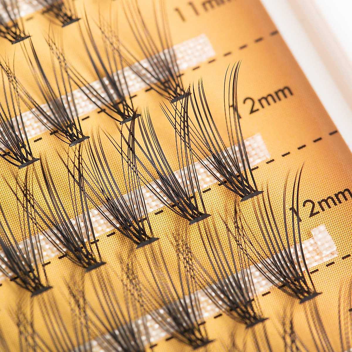 FinyDreamy 240pcs Individual Lash Extensions, 20D Lash Clusters Volume Mix Pack, 10-14mm Mix Lengths C Curl 0.07mm Thickness Professional Individual Eyelash Clusters and Apply Under your Lashes