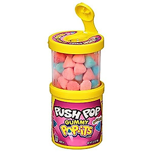 Push Pop Pop-Its Gummy Candy - 8 Count Gummy Candy With Fun, Portable Containers - Fruity Delicious Flavors - Party Favors & Party Candy for Kids - Bulk Assortment of Sweet Gummy Candy