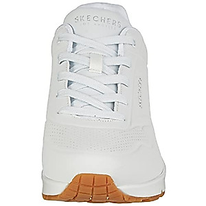 Skechers womens Skecher Street Women's Uno - Stand on Air Sneaker, White, 6 US
