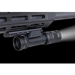 Monstrum F200 200 Lumens Flashlight with Remote Pressure Switch and Picatinny Rail Mount | for Rifles and Shotguns