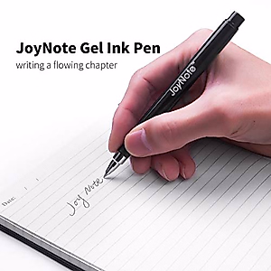JoyNote Ruled Notebooks Journal, A5 Classic Softcover Notebook with Pen Holder, Thick Paper Gray Soft Cover Journal, 96 Sheets/192 Pages, 5.75 x 8.25 inches