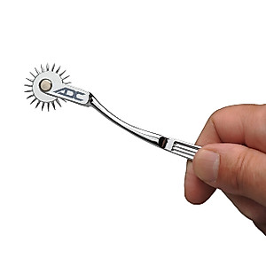 ADC 3600BK Adult Neurological Hammer Medical Instrument Set, Black