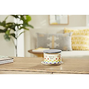 Yankee Candle Love is Love Pride 3-Wick 18oz Candle, Hearts