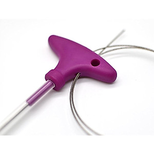 Xtrada IKEJIME KIT Authentic Ike Jime Tools: Ikijime Fish Spike With Wire Stainless Steel (Imported From Japan) Magenta Iki Jime Handle Long Ikejime Kit