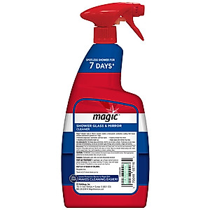 Magic Shower Glass & Mirror Cleaner, 28 Fluid Ounce (Packaging May Vary)