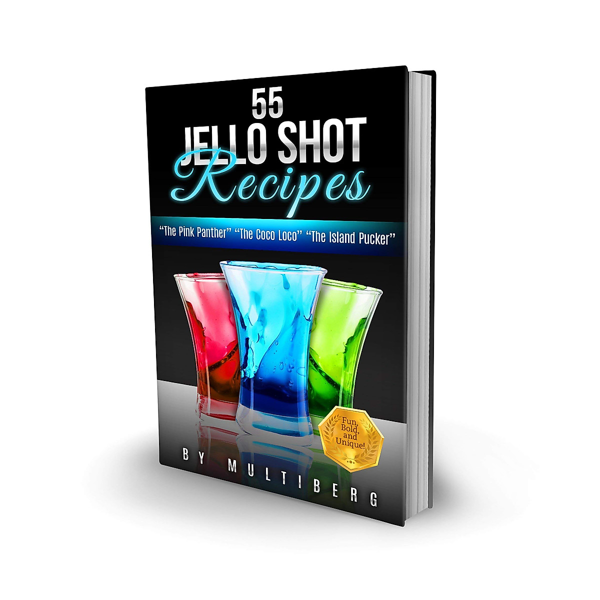 MultiBerg 50 Jello Shot Syringes with (55 Syringe Shots RECIPE'S eBOOK), Creates an Instant Fun Party! Large 1.5-2oz with caps