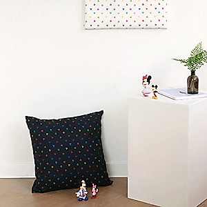 Disney Cotton Fabric by The Yard Mickey Character Fabric 110cm Wide SG Rainbow Mickey (Ivory)