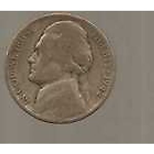 1942-P U.S. Jefferson "Wartime Silver" Nickel-40% Silver