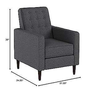 Christopher Knight Home Mid Century Modern Recliner Grey