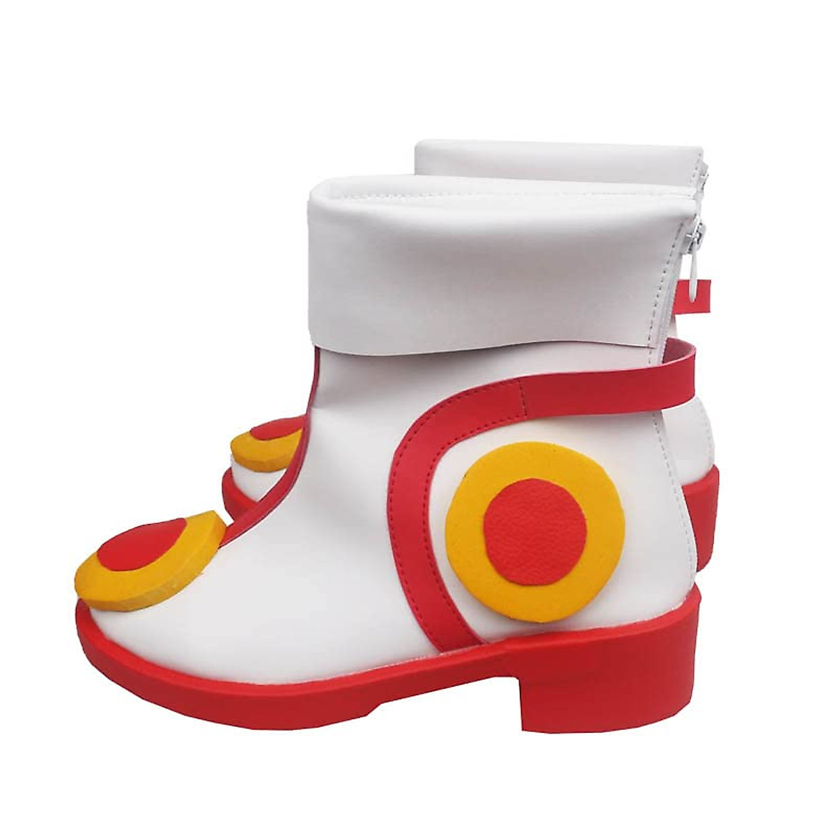 Yuanplate UTA Cosplay Shoes Boots Women Halloween Leather Shoes Short Boots Costume Props (Female US 8/EU39)