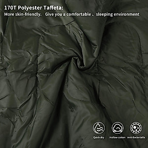 Camping Sleeping Bag 3 Seasons Warm & Cool Weather Lightweight Waterproof for Adults and Kids Perfect for Camping Hiking Traveling Indoor Outdoor