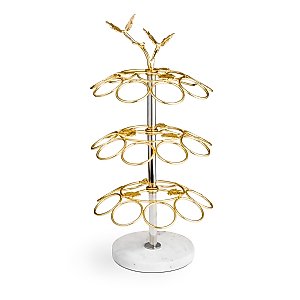 Godinger K Cup Holder, Coffee Pod Carousel for K-Cups, Spins on Marble Base, 27 K Cup Holder, Kitchen Counter Organizer, Kitchen Décor, House Warming Gifts New Home