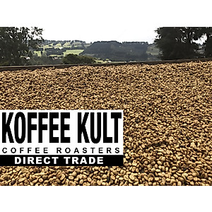 Koffee Kult Thunder Bolt Dark Roast Coffee Beans, Whole Bean, Fresh Roasted, 100% Arabica Robust Blend of Colombian And Brazil Whole Beans Bulk 32oz