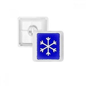 DIYthinker Snow Blue Square Warning Mark Keycap Mechanical Keyboard PBT Gaming Upgrade Kit