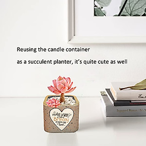 Kusry Birthday Gifts for Women or Men, Unique Scented Candle for Her, Mom, Sister, Friend, 16th 18th 21st 30th 40th 50th 60th 70th 80th