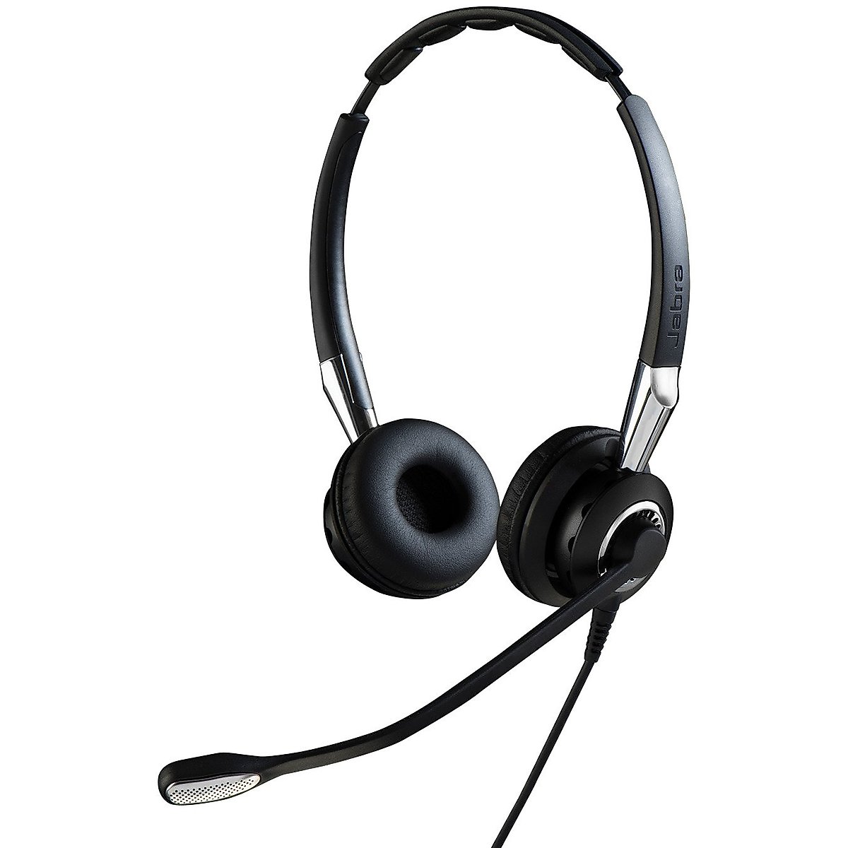 Jabra 2400 II USB DUO CC Wired Call Center Headset for Softphone with Noise Cancelling Microphone, Optimized for Unified Communication
