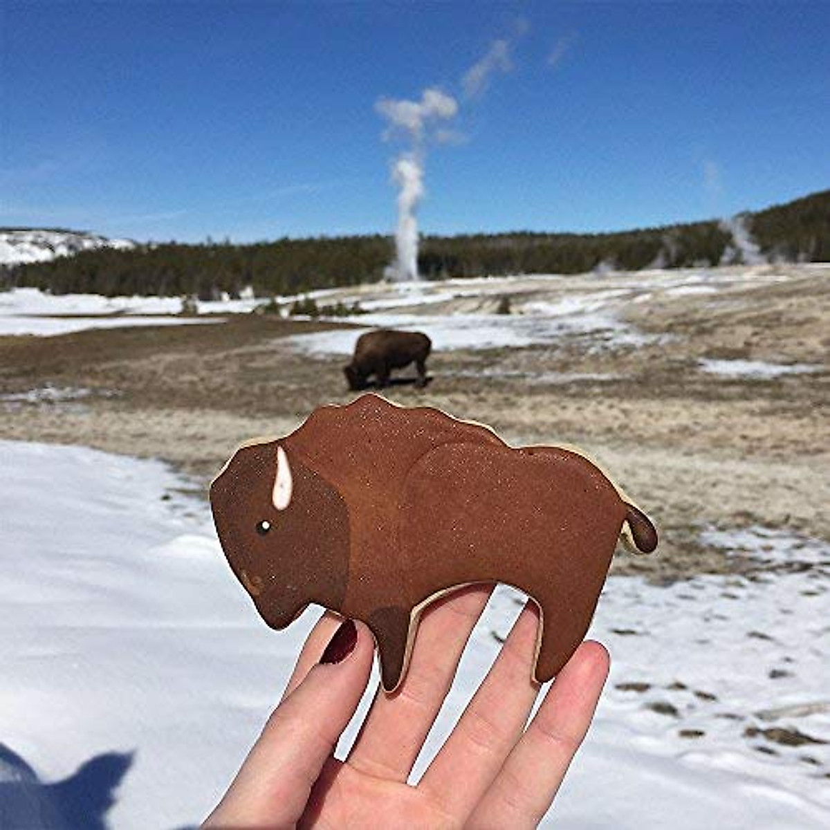 Buffalo Cookie Cutter 4.75" Made in USA by Ann Clark