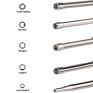 Hipa Carburetor Adjustment Tool Carrying Case Cleaning Bursh for Common 2 Cycle Small Engine Echo STHIL Poulan Husqvarna MTD Ryobi Homelite Trimmer Weed Eater Chainsaw 10Pack