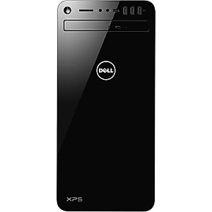 Dell 8930 XPS Tower Desktop Computer, 9th Generation Intel Core i7-9700, NVIDIA GeForce GTX 1050Ti 4GB Graphics, 256GB SSD plus 1TB HDD, 16GB Memory, Windows 10 Home, DVD-RW, Black