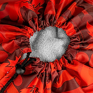 Dungeons & Dragons Ampersand Red Drawstring Laundry Bag - Oversize Durable Storage/Travel Bag for Home or College - Measures 21 x 32 inches (Official Dungeons & Dragons Product)