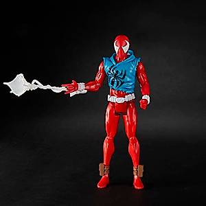 Marvel Spider-Man: Across The Spider-Verse Scarlet Spider Toy, 6-Inch-Scale Action Figure with Web Accessory, Marvel Toy for Kids Ages 4 and Up