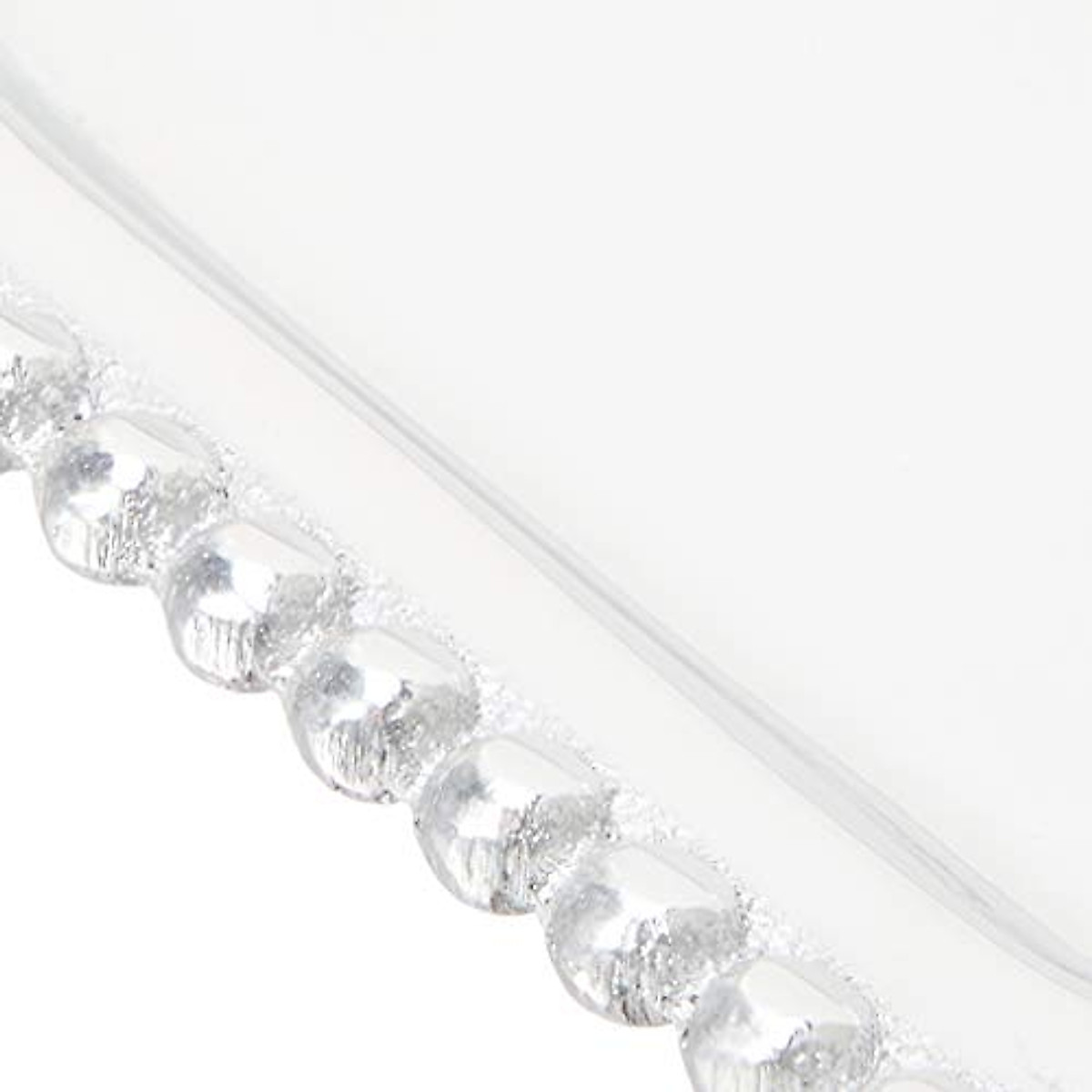 Mariposa Statement Beaded Tray, One Size, Silver