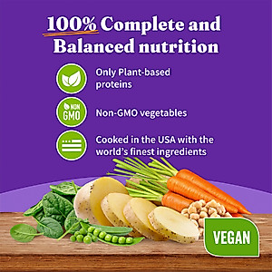 Halo Holistic Vegan Wet Dog Food, Plant-Based Recipe, Canned Dog Food, Complete Digestive Health, Adult Dogs, 5.5 Oz Can (Pack of 12)