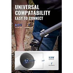 Wild Badger Power Axial Leaf Blower Attachment, WBABATT, Blue