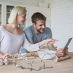 Ice Cream Cookie Cutters, 10Pcs Cartoon Cookie Cutter Set Ice Cream Cone Cookie Cutters Stainless Steel Fondant Cutter Summer Cookie Cutter Biscuit Molds