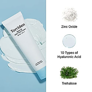 TORRIDEN DIVE-IN Mild Sunscreen, Vegan, Broad Spectrum SPF 50+ PA++++, Non-Nano, Reef-Safe Mineral Sunscreen for All Skin Types | Free of Fragrance, Alcohol, and Colorants | Korean Skin Care