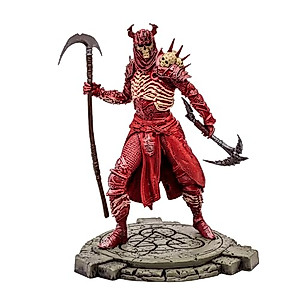 McFarlane Toys - Diablo IV Rend Barbarian and Blood Necromancer 2pk Gold Label 1:12 Scale Posed Figures, Gold Label, Amazon Exclusive