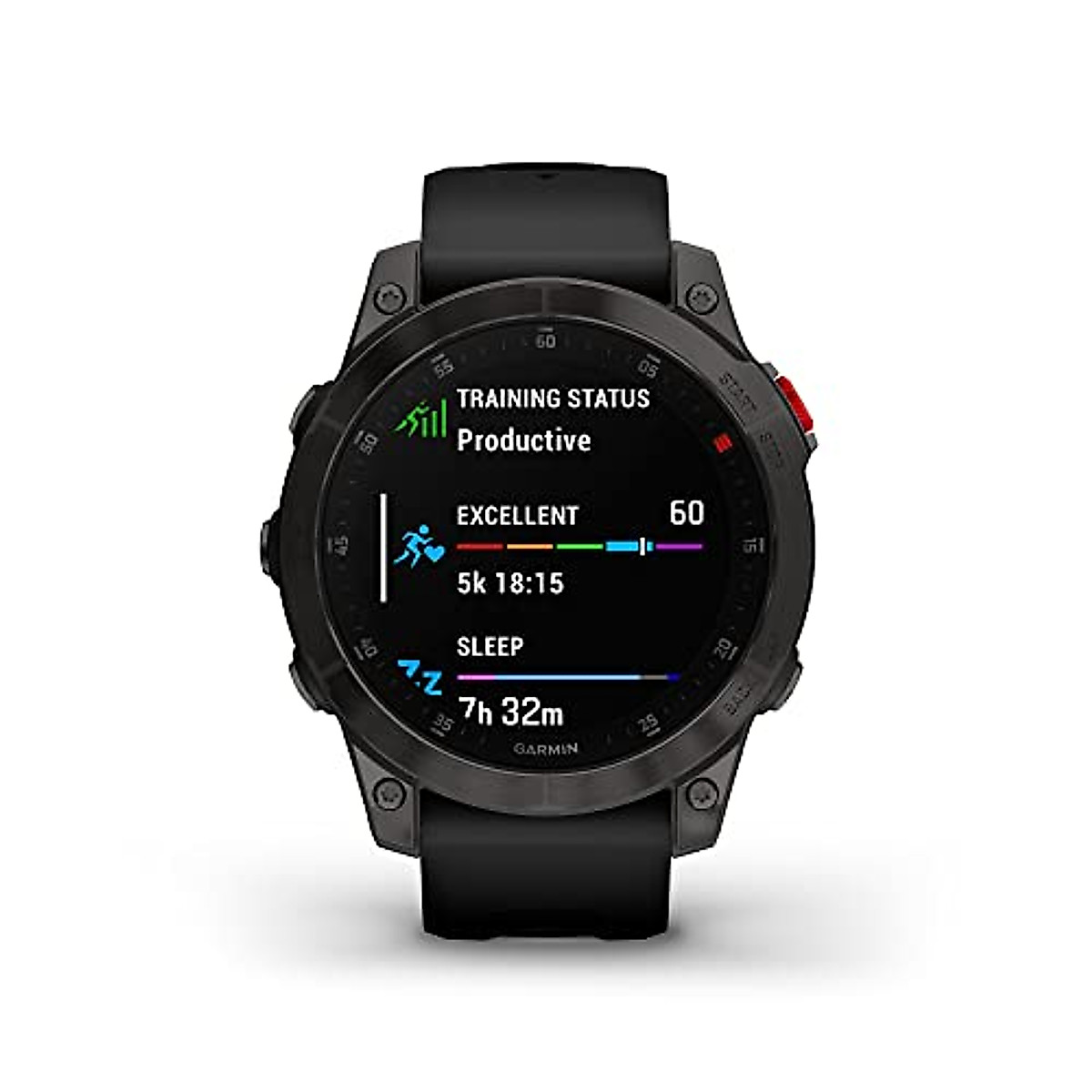 Garmin 010-02582-10 epix Gen 2, Premium active smartwatch, Health and wellness features, touchscreen AMOLED display, adventure watch with advanced features, black titanium