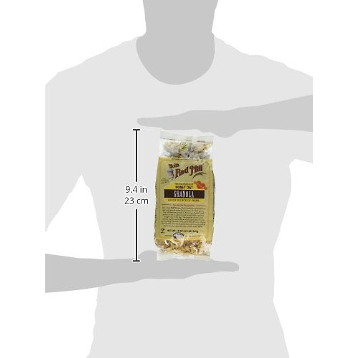 Bobs Red Mill Cereal Granola Honey Oat, 12 oz