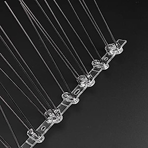 Cabilock 2. 5M Anti Pigeon Spikes Multi Purpose Fence Roof Mailbox Window Bird Pigeon Prof Spike Rodent Deterrent Spike Device for Home Garden