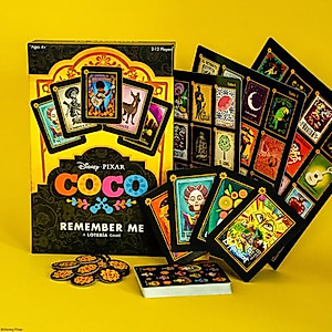 Coco Remember Me Loteria Game - Custom Artwork from Disney Pixar Film, Inspired by Mexican Culture