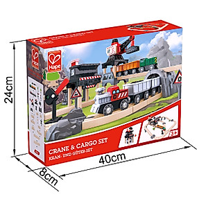 Hape Cargo Delivery Loop Train and Railway Toy Set