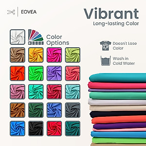 EOVEA - Nylon Spandex Fabric - 4 Way Stretch Fabric - Swimwear Fabric by The Yard - 60" Wide Lycra Fabric - Stretchy Swimsuit Fabric - Matte Tricot Fabric for Activewear - Steel Grey, 1 Yard