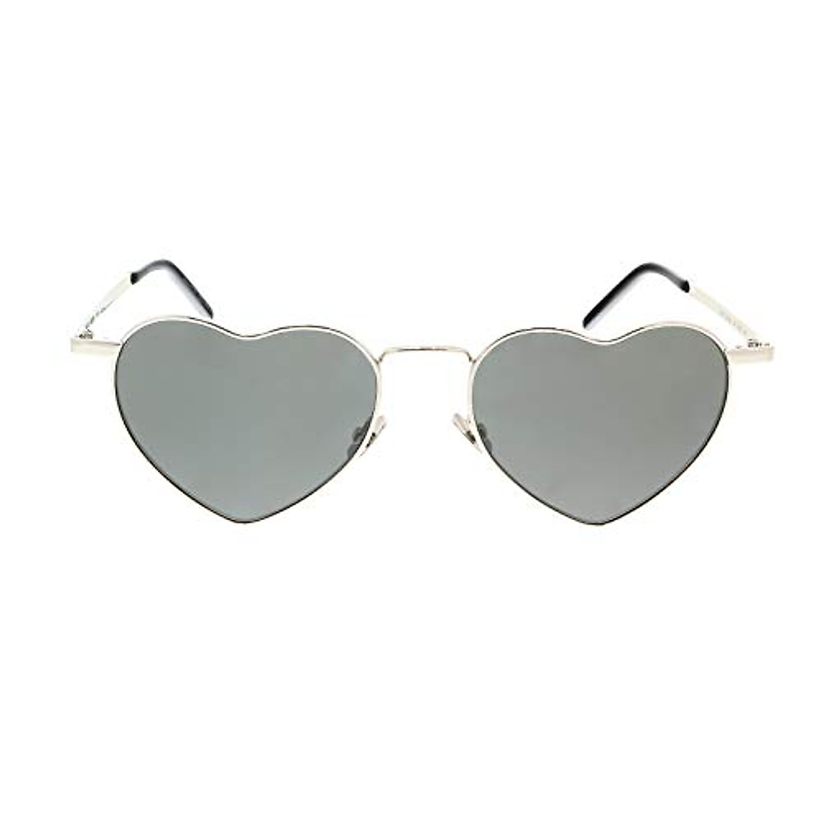 SAINT LAURENT SL 301 Loulou Shiny Silver/Grey Solid One Size