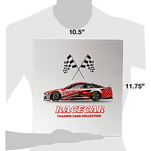 UniKeep Nascar Themed Collectible Card Storage Binder, 360 Card Capacity (Car)