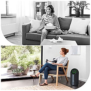 Air Purifiers for Home Up to 880 Ft² With Fragrance Sponge, 24dB HEPA Filter Air Fresheners,3-Stage Filtration Remove 99.99% Smoke, Allergies, Pet Dander, Odor, Dust cleaner For bedroom and office