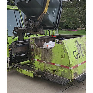 Best Critter Proof Trash can lid Lock, True Auto-Release During Collection Process, Protect Against Animals Like Raccoons, Opossum or Wind, Easy to Install, Always Holds lids Locked.