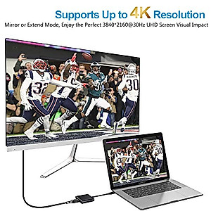 XUNMAIFHB Portable Docking Station,USB 3.1 to HDMI Type-C to HDMI+3.0 HUB HD Cable with Power Supply Power Delivery+HDTV+USB 3.0 Fast Transmission