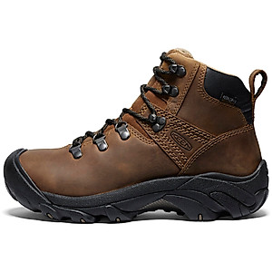 KEEN Women's Pyrenees Mid Height Waterproof Hiking Boots, Syrup, 9